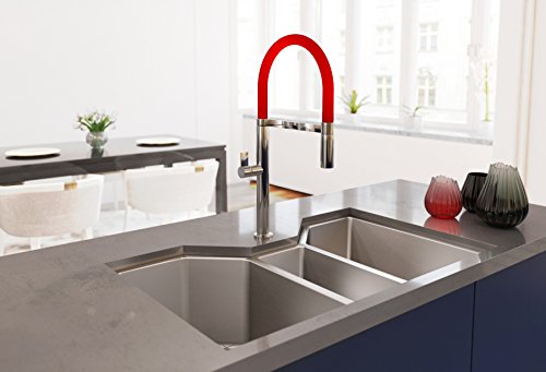 Ruvati 35" Triple Bowl Undermount 16 Gauge Stainless Steel Kitchen Sink - RVH8500