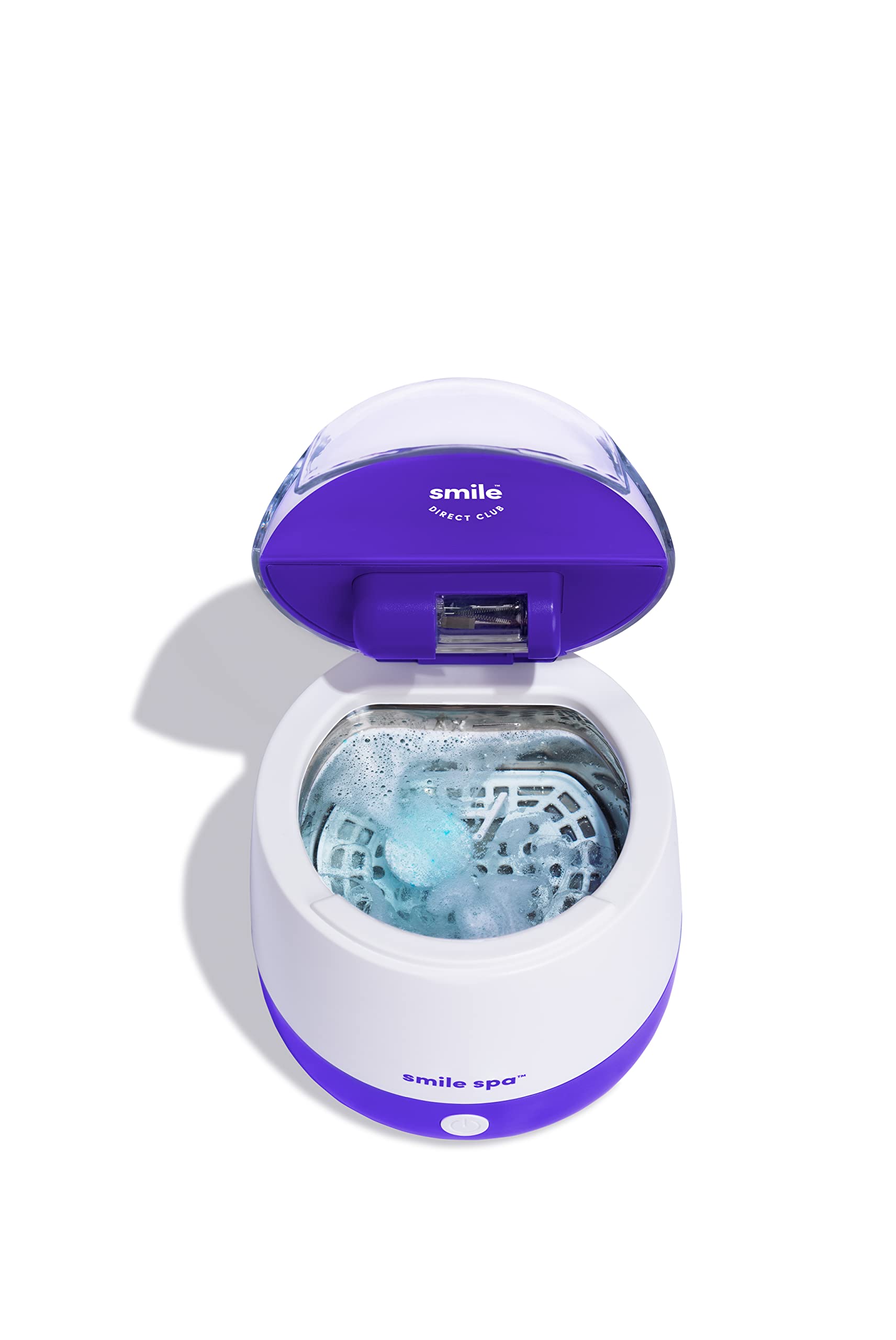 SmileDirectClub Mighty Clean Set, Ultrasonic and UV Cleaning Machine for Aligners, Retainers, and Denture, 128 Retainer Cleaning Tablets, Safe and Minty Fresh