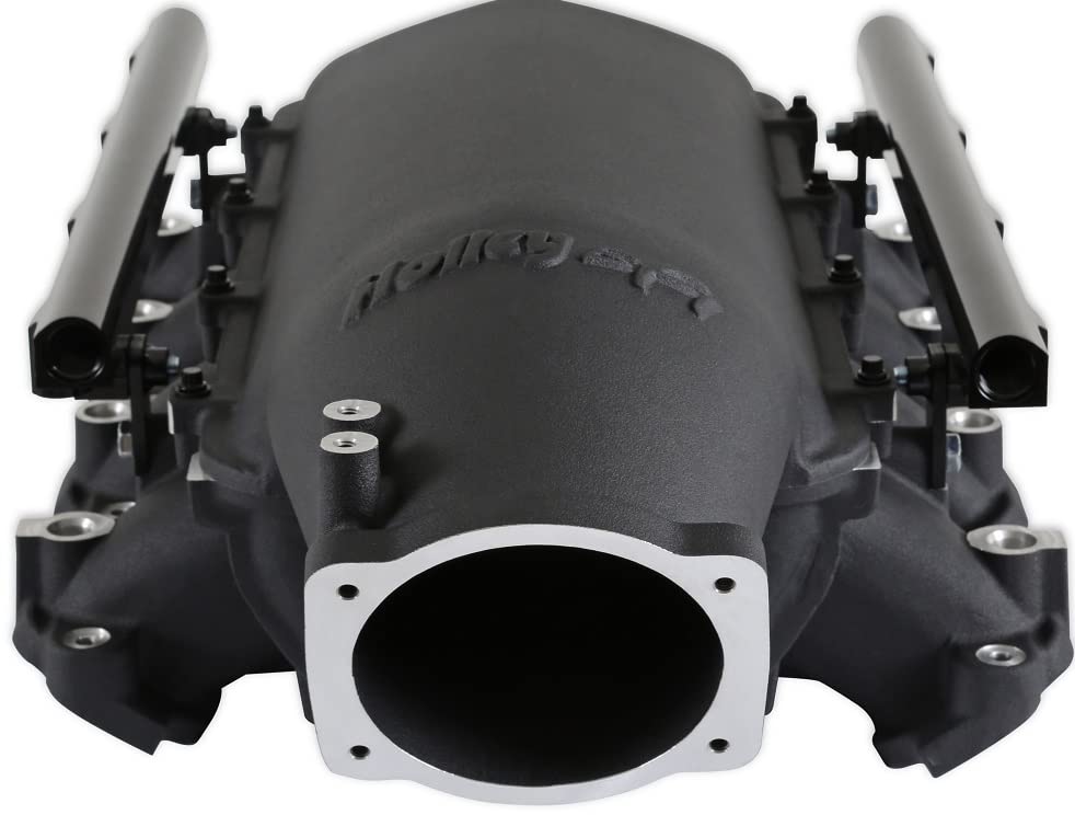 NEW HOLLEY ULTRA LO-RАM KIT & FUEL RAILS,TOP FEED MOUNT WITH PORT INJ,BLACK SATIN,COMPATIBLE WITH GМ GEN V LT1