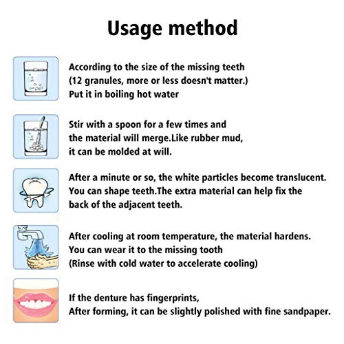 Snap on Braces for Teeth Plastic Teeth Glue Makeup Dentures Modified Temporary Filling Teeth Filling Teeth Glue Filling Holes Broken Teeth Temporary Tooth Adhesive
