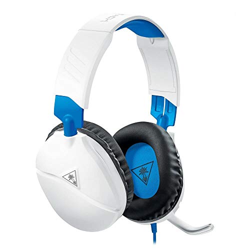 Turtle Beach Recon 70 PlayStation Gaming Headset for PS5, PS4, Xbox Series X/ S, Xbox One, Nintendo Switch, Mobile, & PC with 3.5mm - Flip-to-Mute Mic, 40mm Speakers, 3D Audio โ White