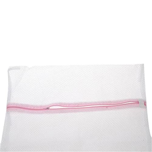 ShanLily Small Mesh Laundry Bags For Zipper, Travel Storage Organize Bag, Clothing Washing Bags For Laundry, Blouse, Bra, Hosiery, Stocking, Underwear, Lingerie,39.5 * 28Cm