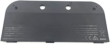 New Replacement Housing Shell Rear Cover Battery Back Cover Case for 2DS Game Console Black