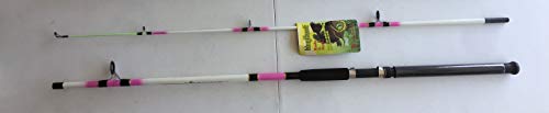 Kinghawk 2-Section Pink 8' Catfish Rod - 15-30 LB Line Weight/Spinning/Sale for 38.99 (New)