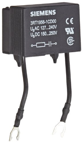 Siemens 3RT19 56-1CD00 Surge Suppressor, RC Element, S6 - S12 Size, 127-240VAC Rated Control Supply Voltage