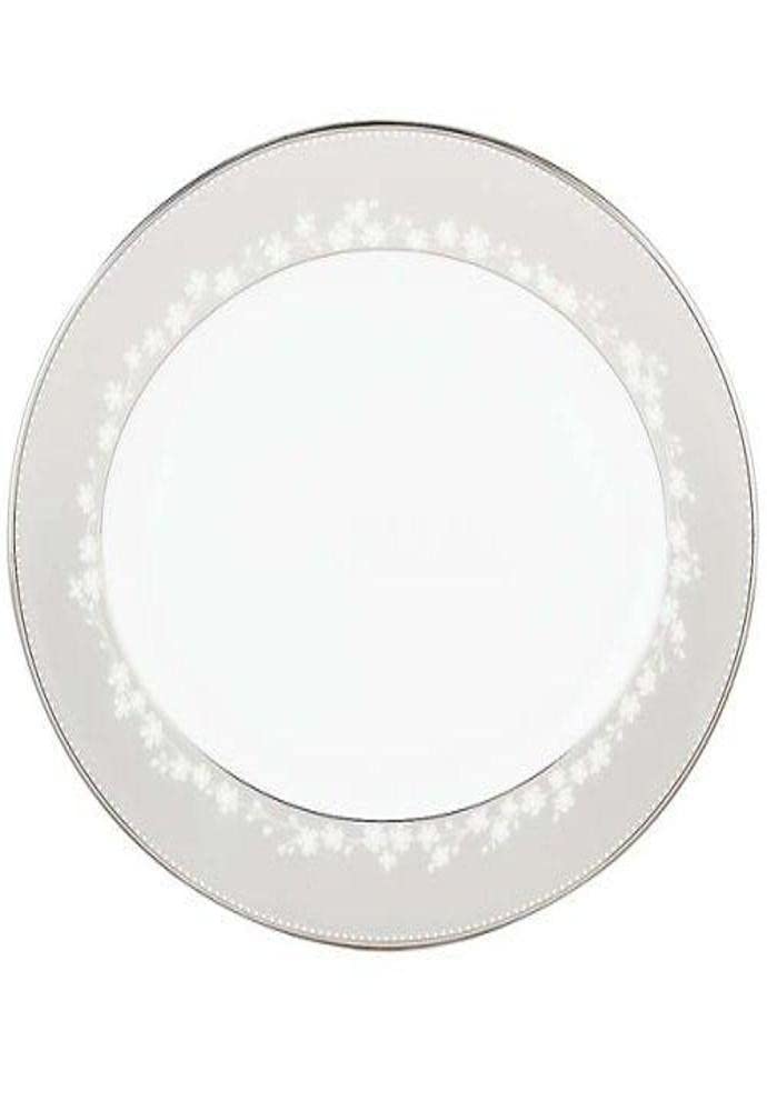 Lenox Bellina Bone China Platinum Banded 13" Oval Platter