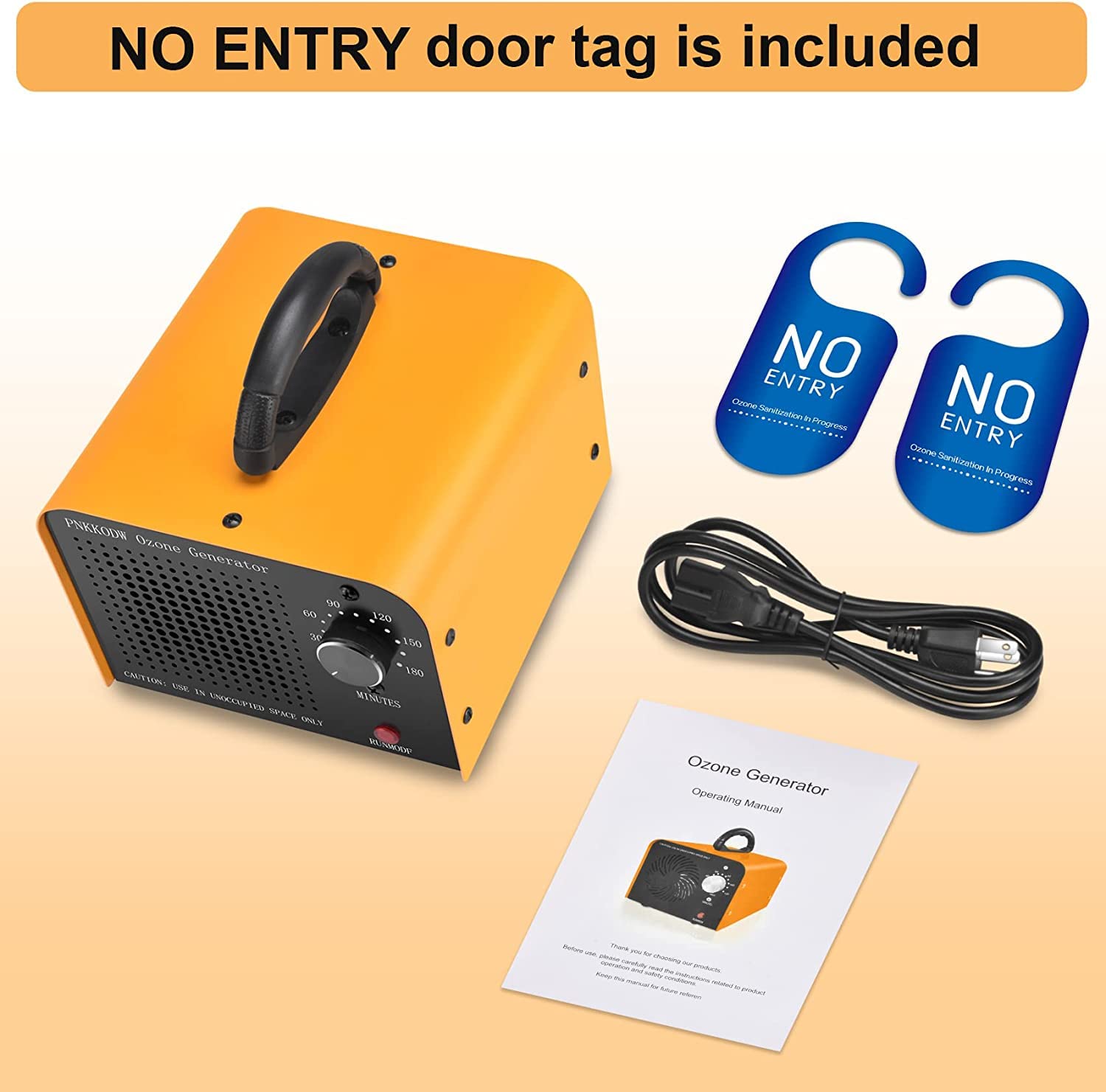 PNKKODW Ozone Generator 24000mg/h Ozone Machines for Home & Commercial Use Car Basement Offices Smoke Pet Room