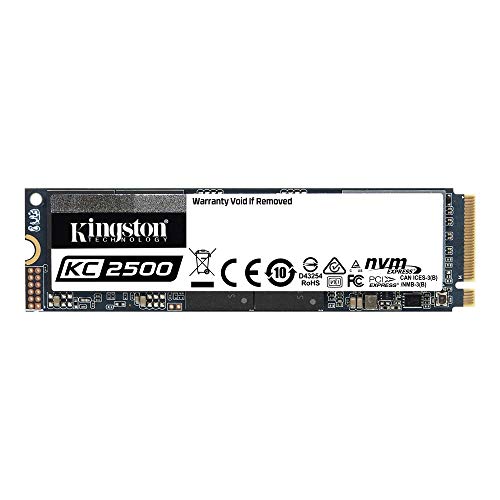 Kingston KC2500 250 GB Solid State Drive - M.2 2280 Internal - PCI Express NVMe (PCI Express NVMe 3.0 x4)