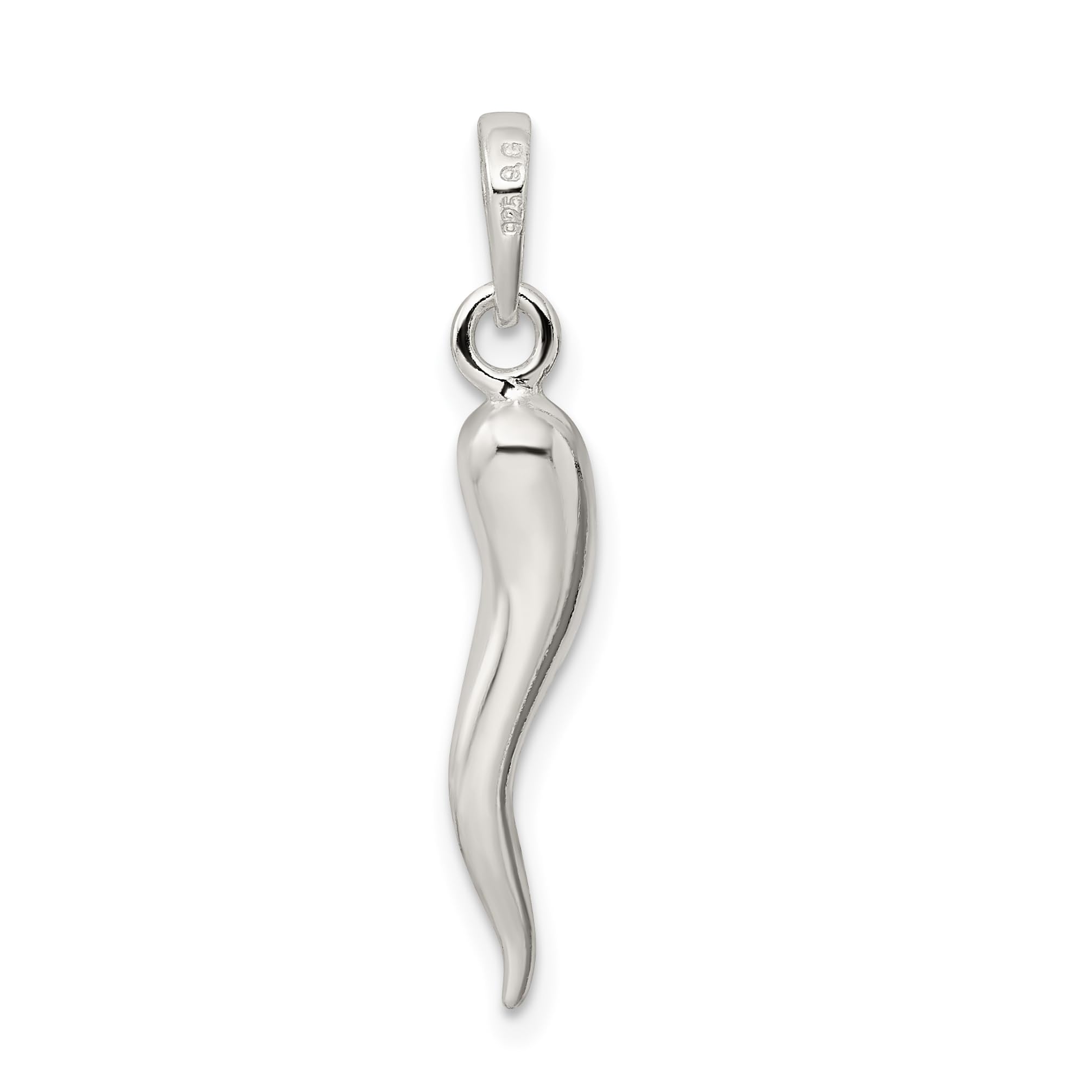 Goldia Sterling Silver Italian Horn