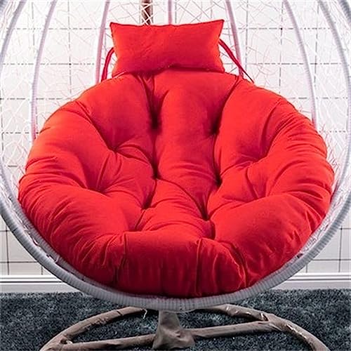 WOLWES Hanging Hammock Chair Swinging Garden Outdoor Soft Seat Cushion Hanging Chair Dormitory Bedroom Cushion Hanging Basket Pillow (Color : 20, Size : Diameter 105cm)