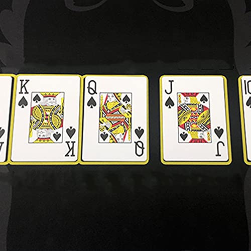 Poker tableclothFoldable Poker Card Tabletop Layout Portable Anti-Slip Rubber Board Game Mat Poker Felt Table Cover (Color:B)