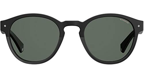 Polaroid Sunglasses unisex adult Pld6042/S Sunglasses, Black, 49 mm US
