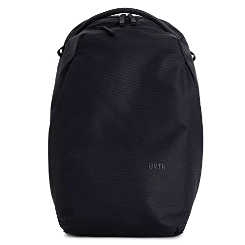 URTH Norite 24L Backpack – 15” Laptop Bag, Weatherproof + Recycled (Black)