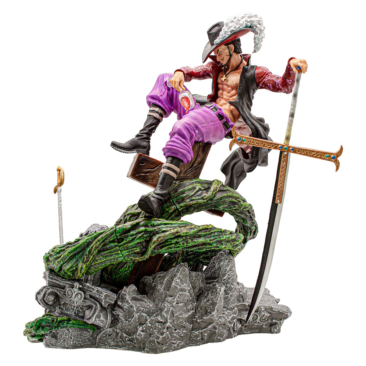 NINJAMO Luffy Action Figure Gear 4 One Anime Piece Desk Prop Hammer Punch Collectible Statue