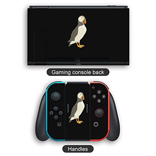 Puffin Bird Decal Stickers Cover Set Full Wrap Skin for Switch Protection Faceplate Sticker for Switch