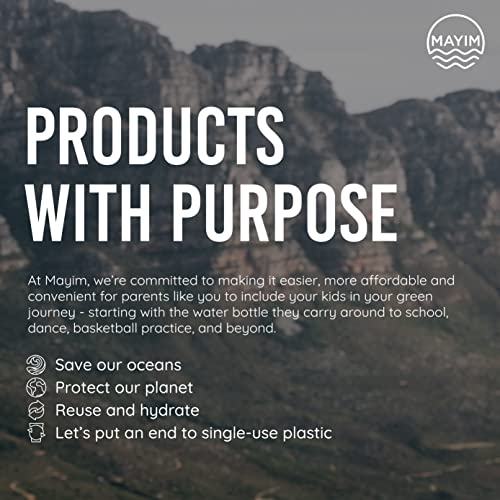 Mayim Large Travel Coffee Mug Tumbler with Clear Slide Lid and Handle, Reusable Vacuum Insulated Double-Wall Stainless-Steel Thermos, Fits in Cup Holder, 30oz., Blush