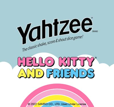 USAOPOLY YAHTZEE: Hello Kitty and Friends | Classic Family Dice Game