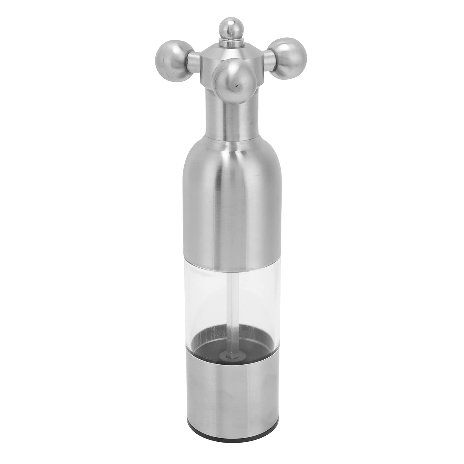 Pepper Mill,Stainless Steel Adjustable Coarseness Pepper Grinder for Black Pepper, Sea Salt and Himalayan Salt, Spice and Salt(Large)