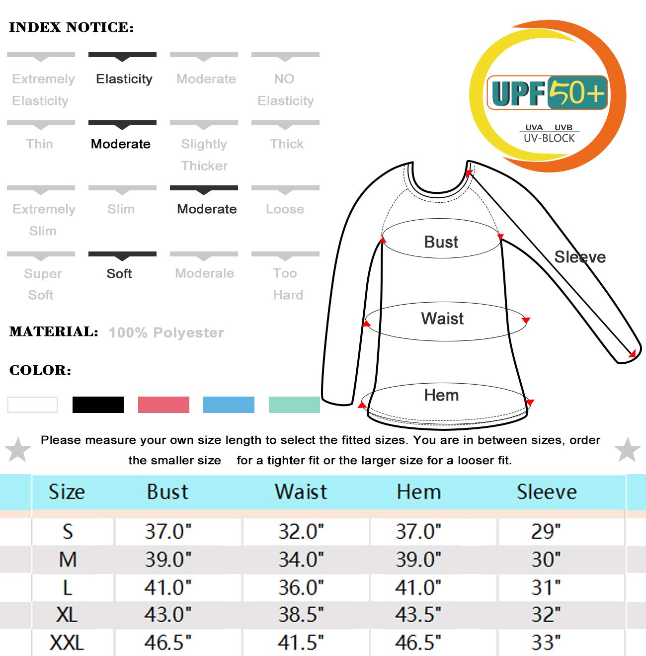HISKYWIN Women's UPF 50+ Sun Protection Long Sleeve Shirts Outdoor Hiking Fishing Tops HF103- Light Green-M