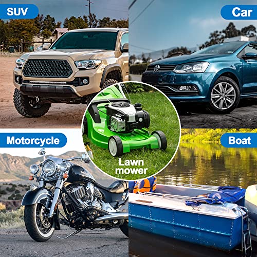 POWOXI 1.8W 12V Solar Car Battery Charger Maintainer, Portable Solar Panel Trickle Charging Kit for Automotive, Motorcycle, Boat, ATV,Marine, RV, Trailer, Powersports, Snowmobile, etc.