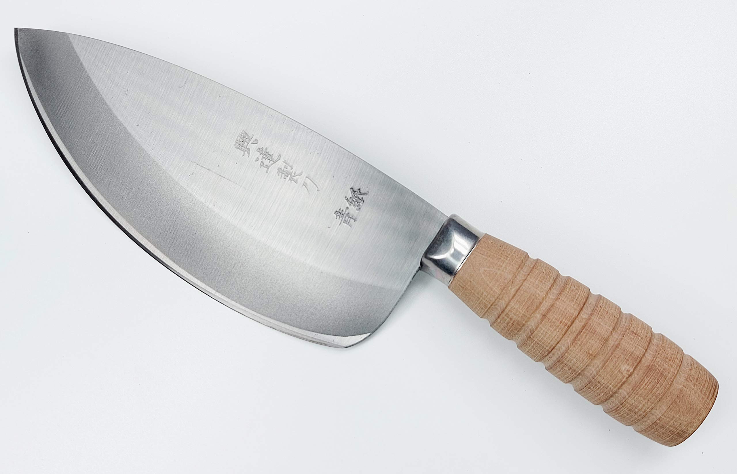 Master Kuo G-4 Medium Fish Knife with 3 layer laminated stainless steel clad, Japanese High Carbon SK5 steel & 60 hardness, Taiwan Tuna chef Knife, Medium fish knife, Long-lasting sharp edge