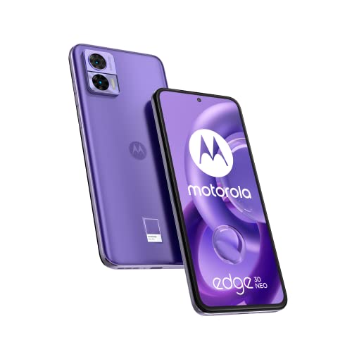 Motorola Edge 30 Neo Dual-Sim 128GB ROM + 8GB RAM (GSM only | No CDMA) Factory Unlocked 5G Smartphone (Very Peri) - International Version