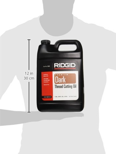 RIDGID 70830 Dark Thread Cutting Oil, 1-Gal. Low-Odor Anti-Mist Formulation Dark Pipe Threading Oil