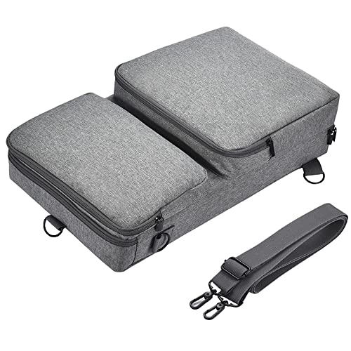 Seracle Carrying Case Portable Bag Travelling Case Compatible with DDJ-FLX4 / DDJ-400 / DDJ-SB3 Portable Controller and DJ Headphone (Gray)