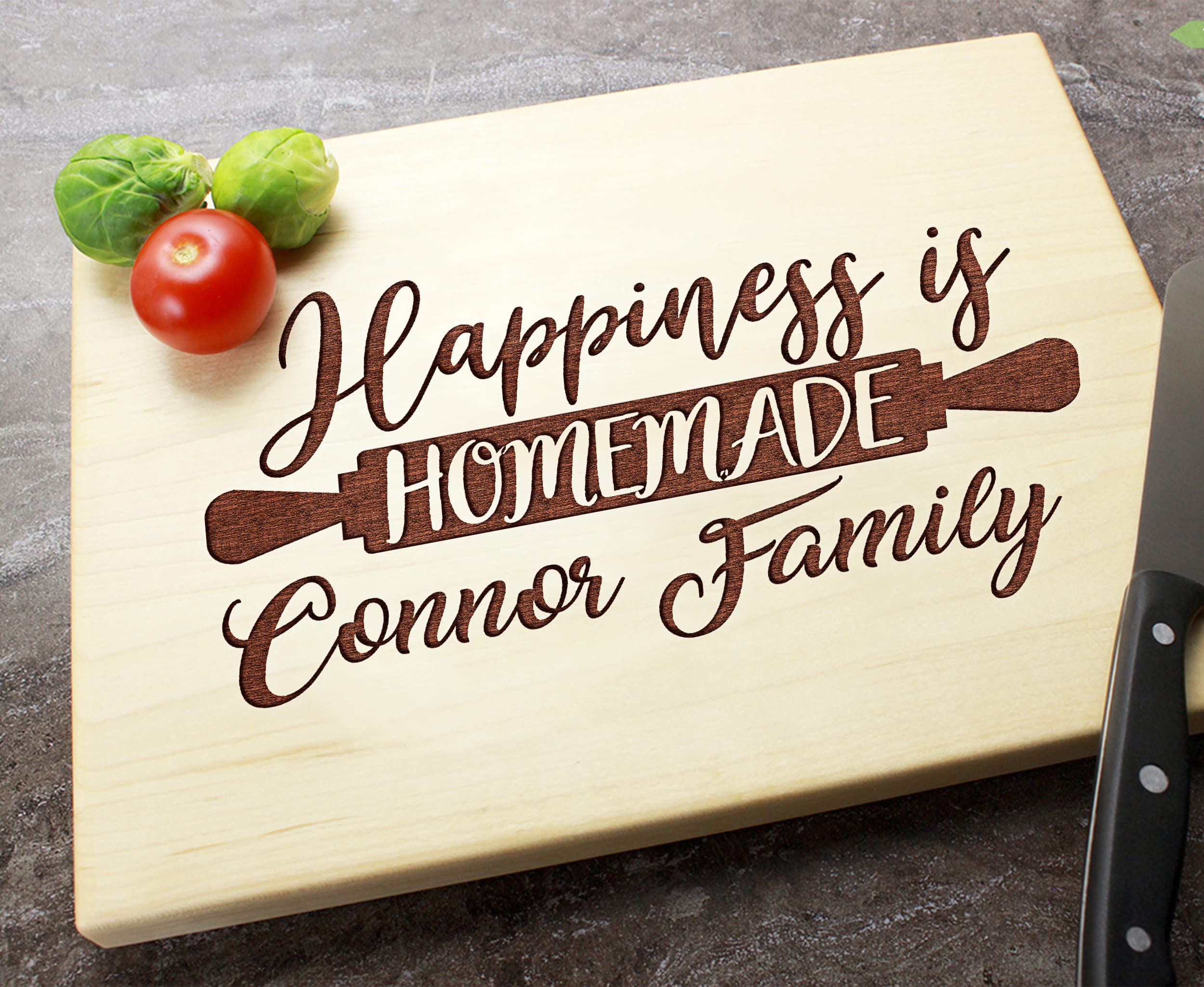 Personalized Cutting Board Housewarming Gift Mr and Mrs Custom Cutting Board Wood Engraved