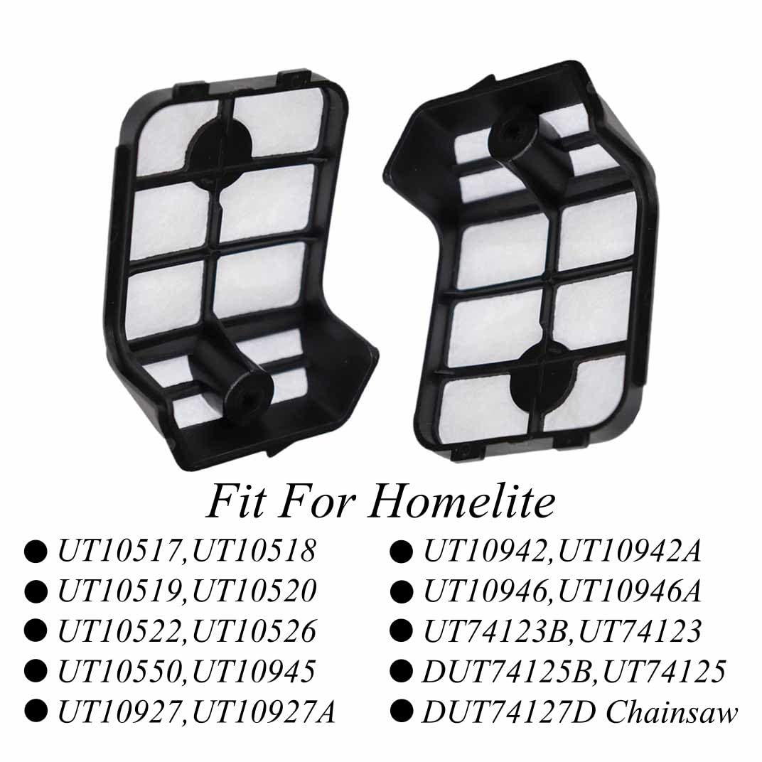Notos 2Pcs Air Fil-ter Fit For Ryobi RY10518 RY10520 UT10518 UT10520 Replace 518049002