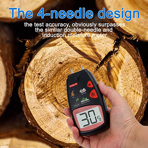 Moisture Meter, Wood Moisture Meter,Moisture Meter for Walls, Moisture Detector,Mold Detector, Soil Moisture Meter, Mold Test Kit for Home,Water Leak Detector