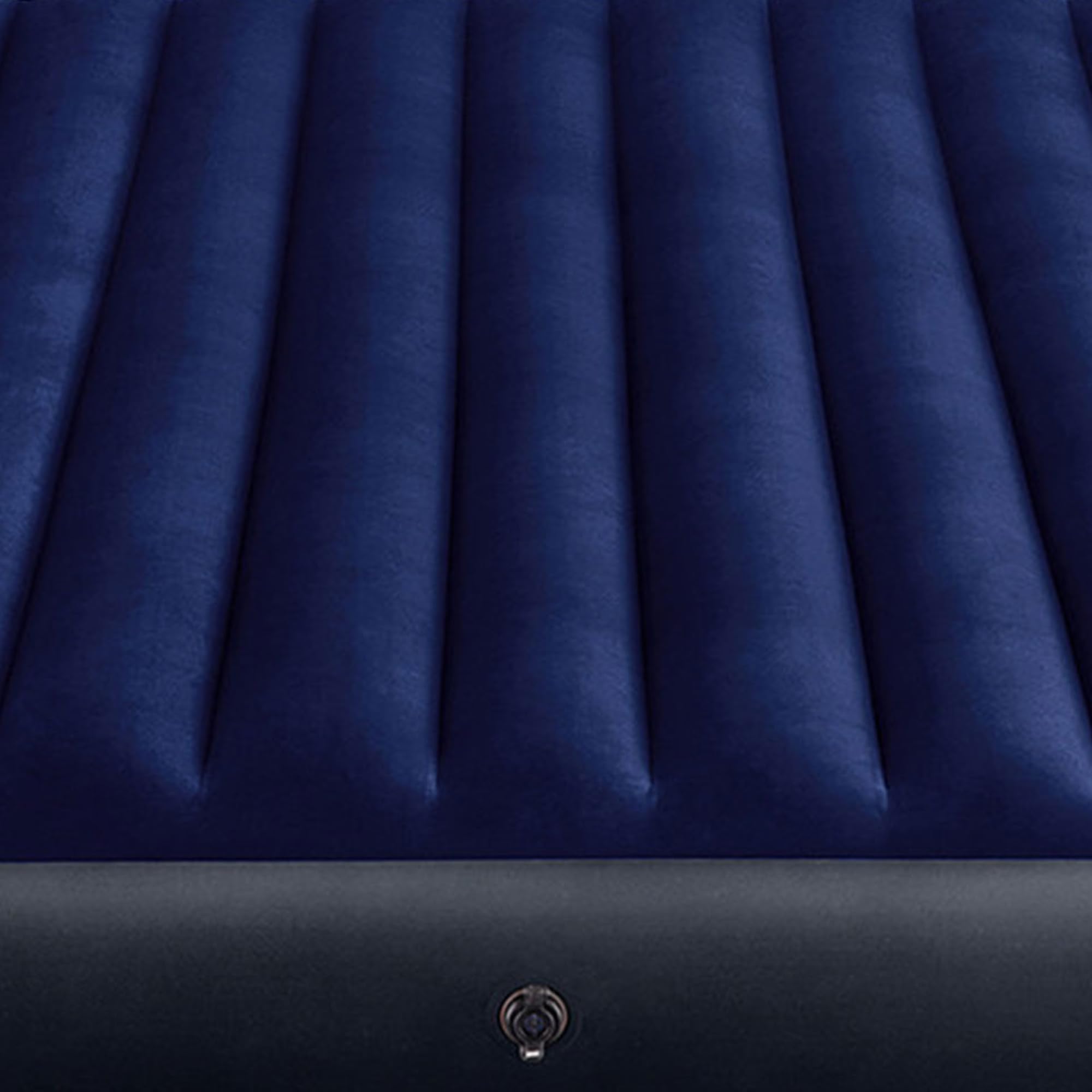Intex 80 x 60 x 10 Inch Dura-Beam Fiber-Tech Vinyl Standard Downy Air Mattress with Plush Top and 2-in-1 Valve, Queen (Pump Not Included)