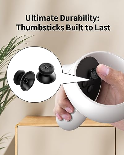 Thumbstick Replacement for Meta Quest 3 Controllers (2-Pack) - DUXICEPIN Premium Accessories for Meta Quest 3 Controller