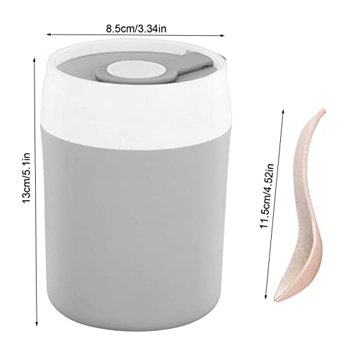 Vacuum Insulated Food Container | 500ml Stainless Steel Double Walled Soup Flask Food Flask, Leakproof Food Jar Keeps Cold Or Hot for 7-12 Hours with Spoon