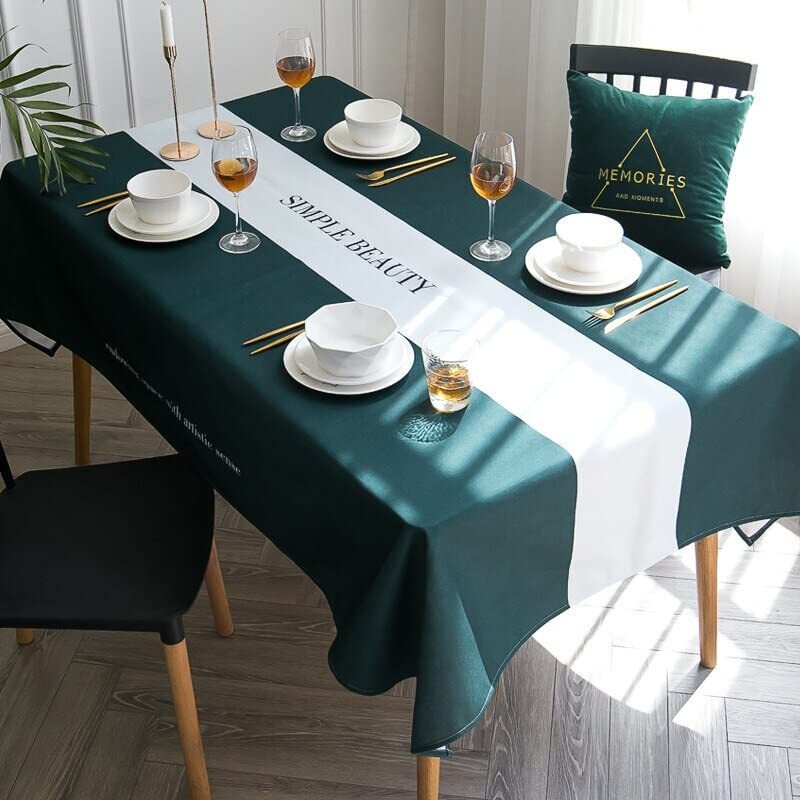 Nordic Modern Minimalist Light Luxury Kitchen Wedding Decoration Coffee Table Tablecloth Waterproof Tablecloth Table A1 140x210cm