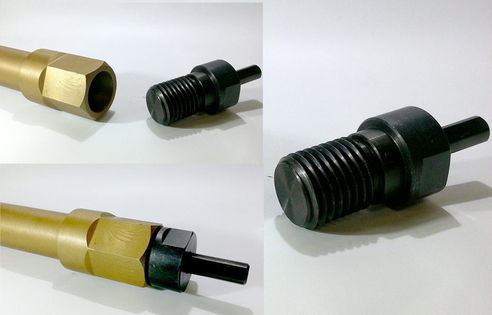 MTP Core Drill Bit Adapter 1-1/4” - 7 Thread Male to 1/2” Shank Diamond