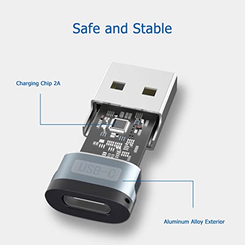 sunshot USB C Female to USB Male Adapter 4Pack,Type A Charger Cable Converter for Apple iWatch Watch Series 7 SE,iPhone 11 12 13 Pro Max Mini,8,AirPods iPad Air 4 5,14,Samsung Galaxy S20 S21 S22