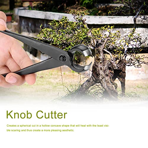 Professional Sharp Blade Round Concave Knob Branch Cutter Garden Bonsai Tools Hand Forged Knob Bonsai Cutter- Gardening Tools (210mm)