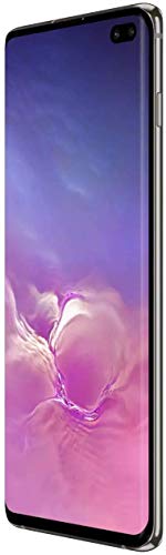Samsung Galaxy S10+ Factory Unlocked Android Cell Phone | US Version | 512GB of Storage | Fingerprint ID and Facial Recognition | Long-Lasting Battery | Ceramic Black (SM-G975UCKEXAA)
