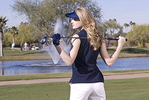 Glove It Women's Golf Glove, Left Hand, Medium, Navy Clear Dot
