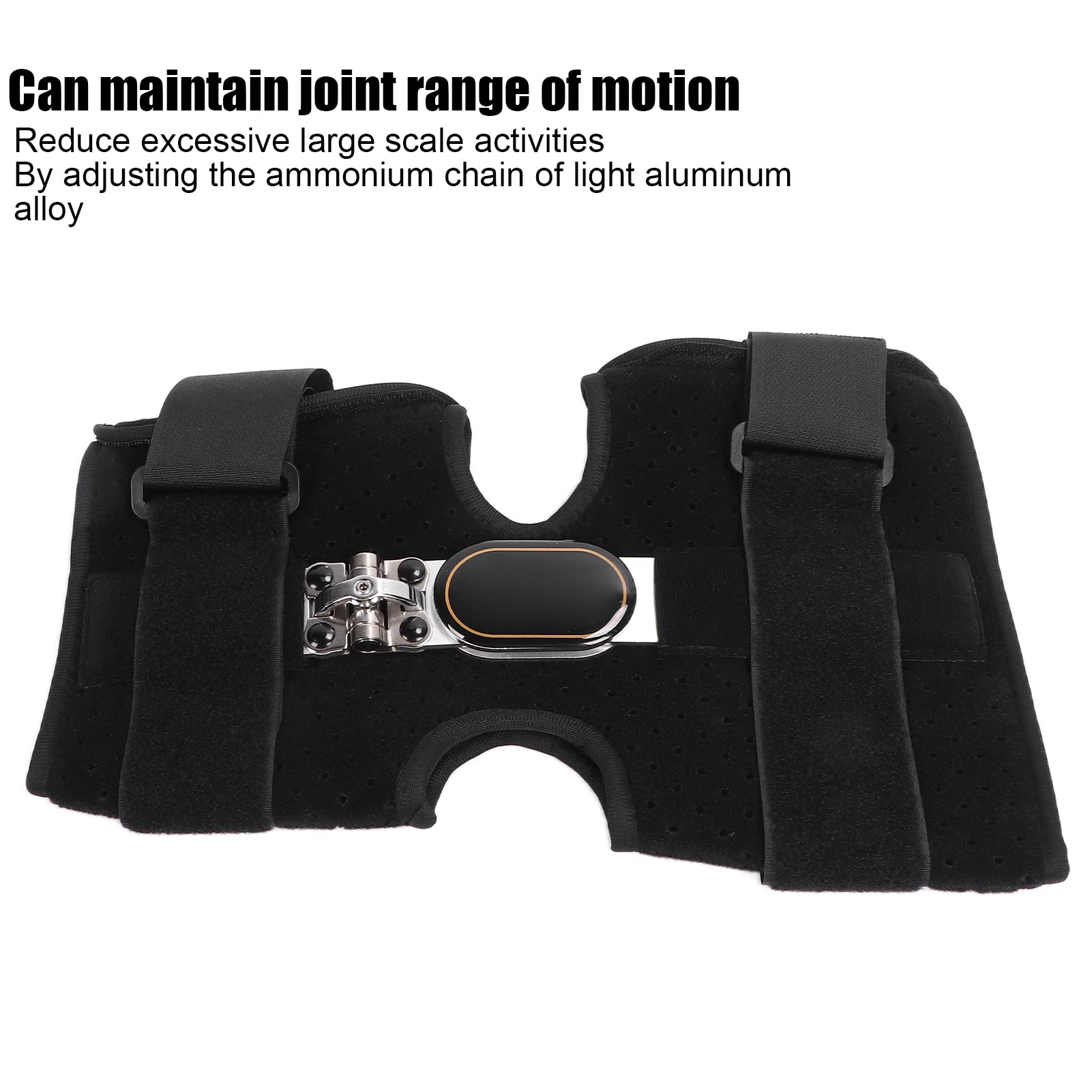 Hinged Lateral Support, Superior Rehabilitation Support Knee Brace Knee Protection Comfortable Lightweight for Ligament for Instabilities for Meniscus Injury(Left leg, L)