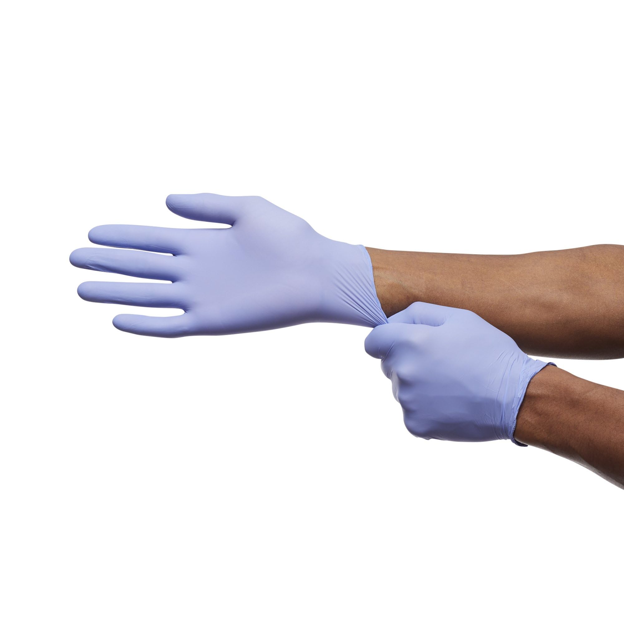 McKesson Confiderm 3.5C Nitrile Exam Gloves, Non-Sterile, Powder-Free, Blue, Small, 200 Count, 1 Box