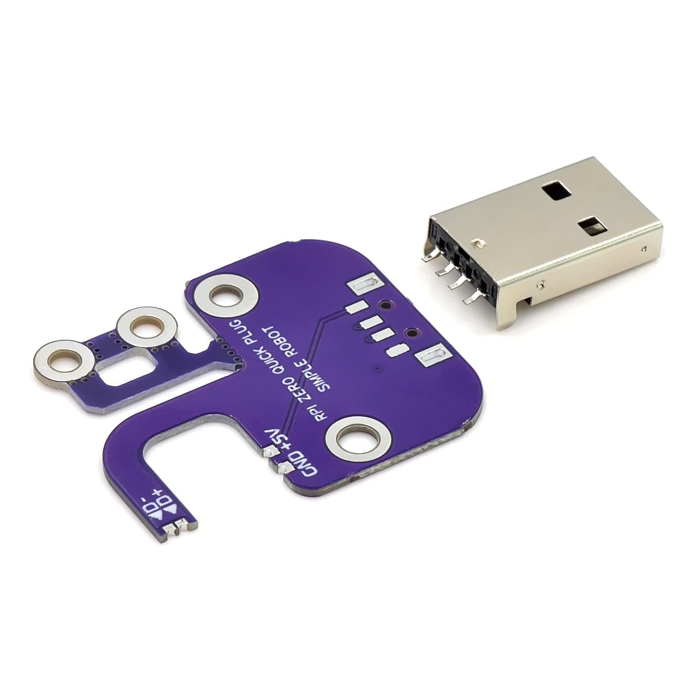 Printer Accesstories USB Adapter Board for Raspberry Pi Zero W Micro USB to Type A USB Adapter Board Expansion Board USB Power Supply