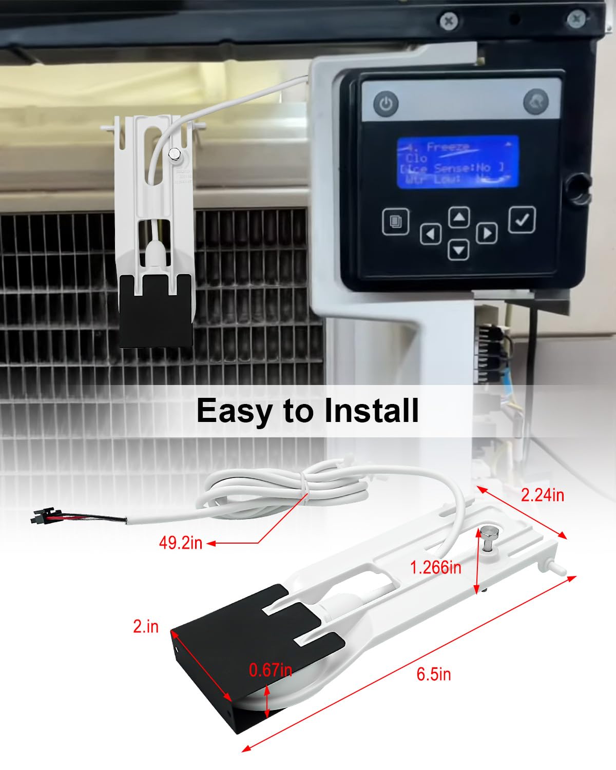 Replace 000008660 Ice Thickness Probe Fits for Manitowoc Indigo Series Ice Machine Parts for 8660 Ice Thickness Control