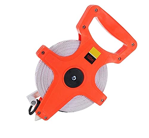 Open Reel Fiberglass Tape Measure, Open Reel Dual Sided Fiberglass Tape Measure for Engineer (330FT(100M))