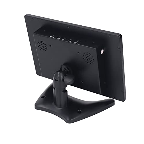Rengu Touchscreen Monitor, HD Color Computer Monitor Dual 10.1-in. Wide Multiinterface Application for Games (US Plug)