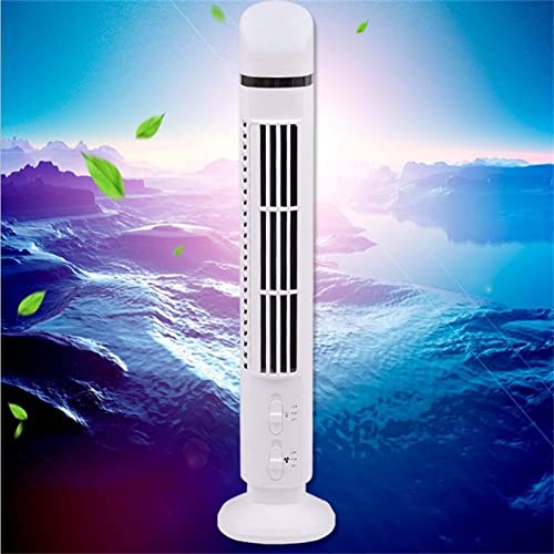 Qiopertar Tower Fan Led Bladeless Fan Tower Electric Fan Mini Vertical Conditioner New For Home
