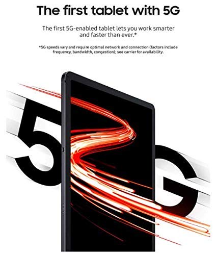 Samsung Galaxy Tab S7 (5G Tablet) LTE/WiFi (AT&T), Mystic Black - 128 GB (2020 Model - US Version & Warranty) - SM-T878UZKAATT (Renewed)
