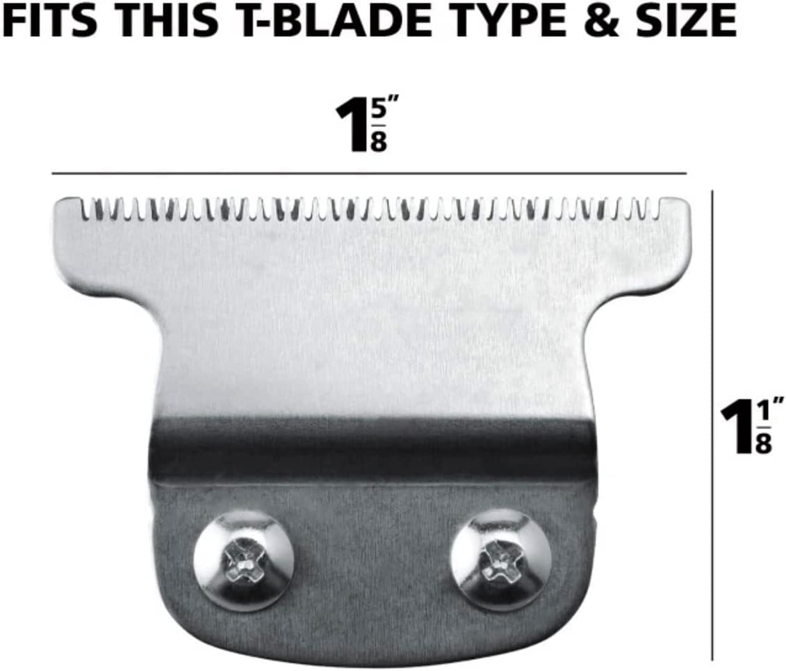 Replacement 4 Piece T Blade Beard Stubble Comb Set (5/16, 3/8, 7/16, 1/2) 02144 for Specific Wahl All in One Lithium Ion Trimmer (See Details for Compatible Models)