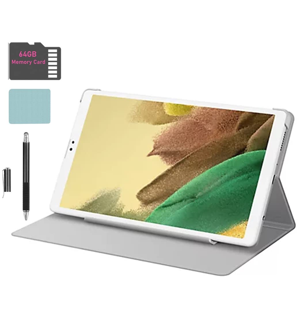 SAMSUNG Galaxy Tab A7 Lite 8.7-inch (2021 Version Newest) 32GB Tablet Bundle, Octa-Core Mediatek MT8768T Processor, 3GB RAM, Android OS (WiFi, Silver) w/Mazepoly Accessories